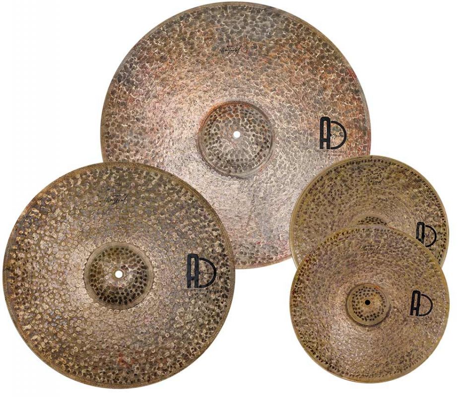 Agean Cymbals NATURAL SET - 20"Ride, 16" Crash, 14" Hi-Hat - Pack