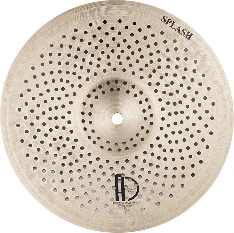 AGEAN Cymbals 12" Natural R Low Noise Splash - Turkish Drum Cymbals